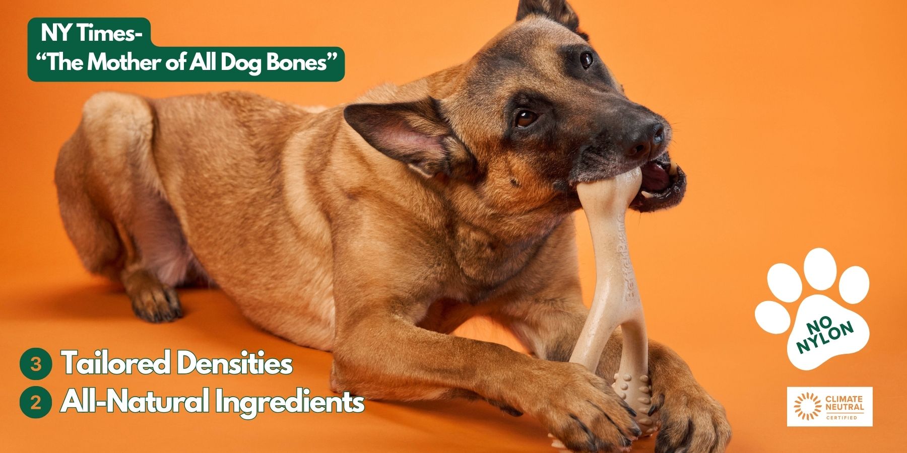 Better Bone All Natural Dog Bone | Sustainable & Hypoallergenic
